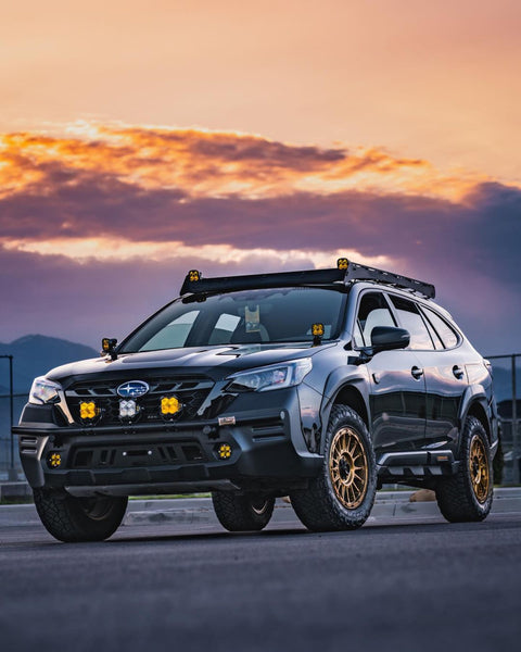 CAtuned Off-Road Subaru Outback Wilderness Front Hidden Winch Mount wi