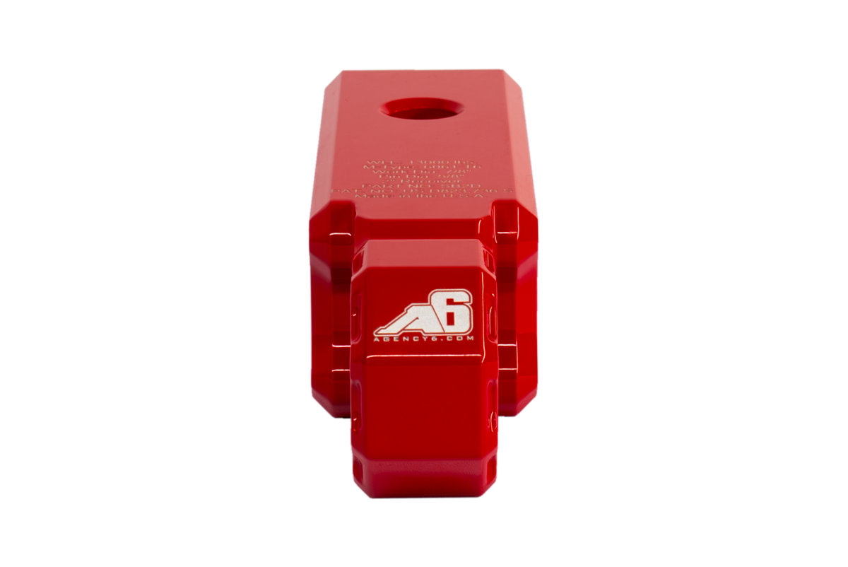 Shackle Block 2" Assembly - Red – CAtuned Off-Road