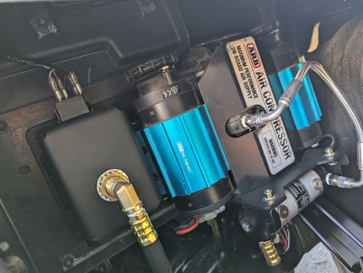 CAtuned Off-Road ARB Twin Air Compressor Rear Bed Mount for Toyota Tac