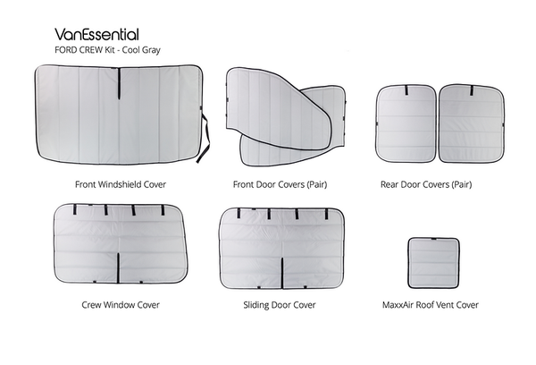VanEssential Crew Window Kit for Ford Transit Van – CAtuned Off-Road
